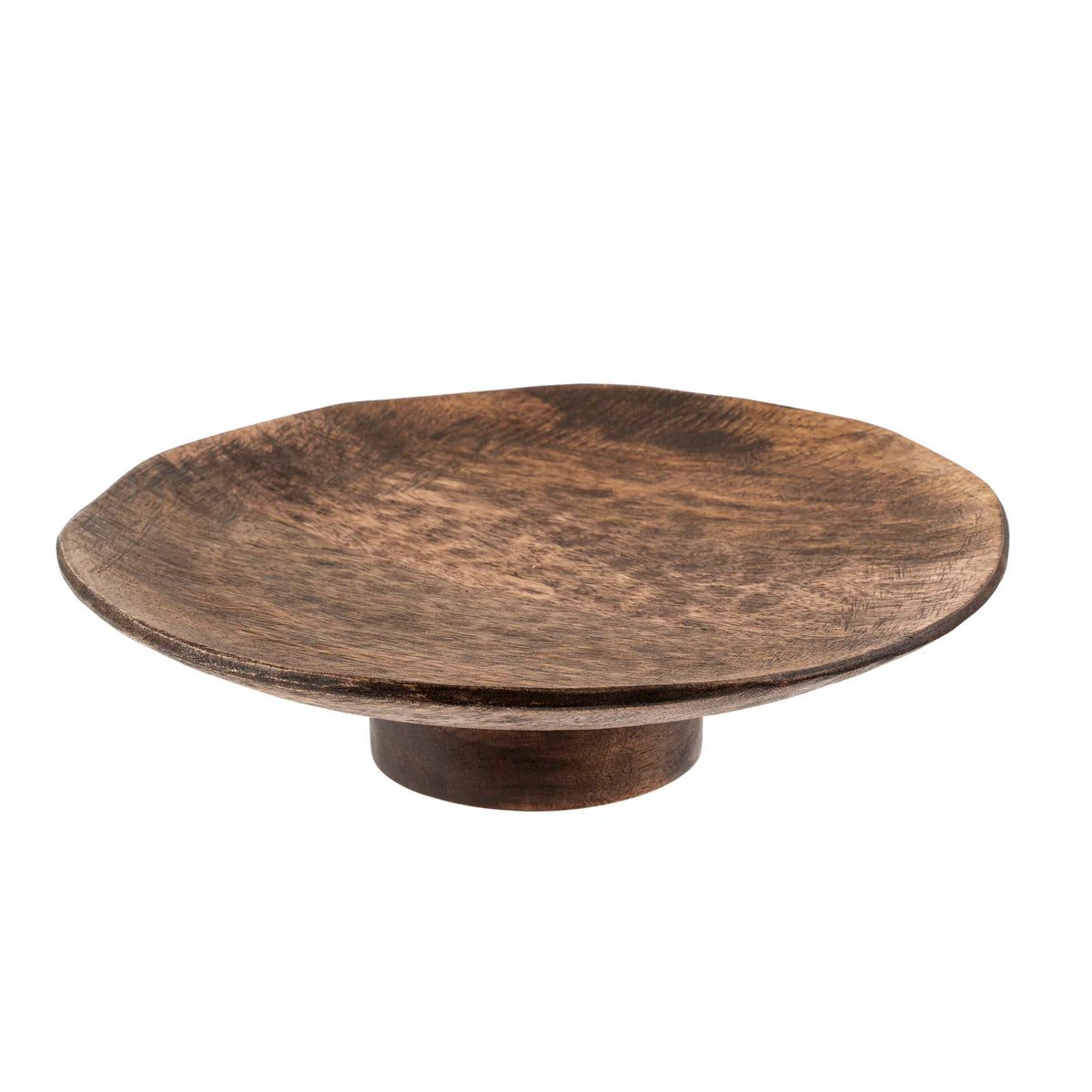 Ari Pedestal Mango Wood Tray – Willow & Lace Home