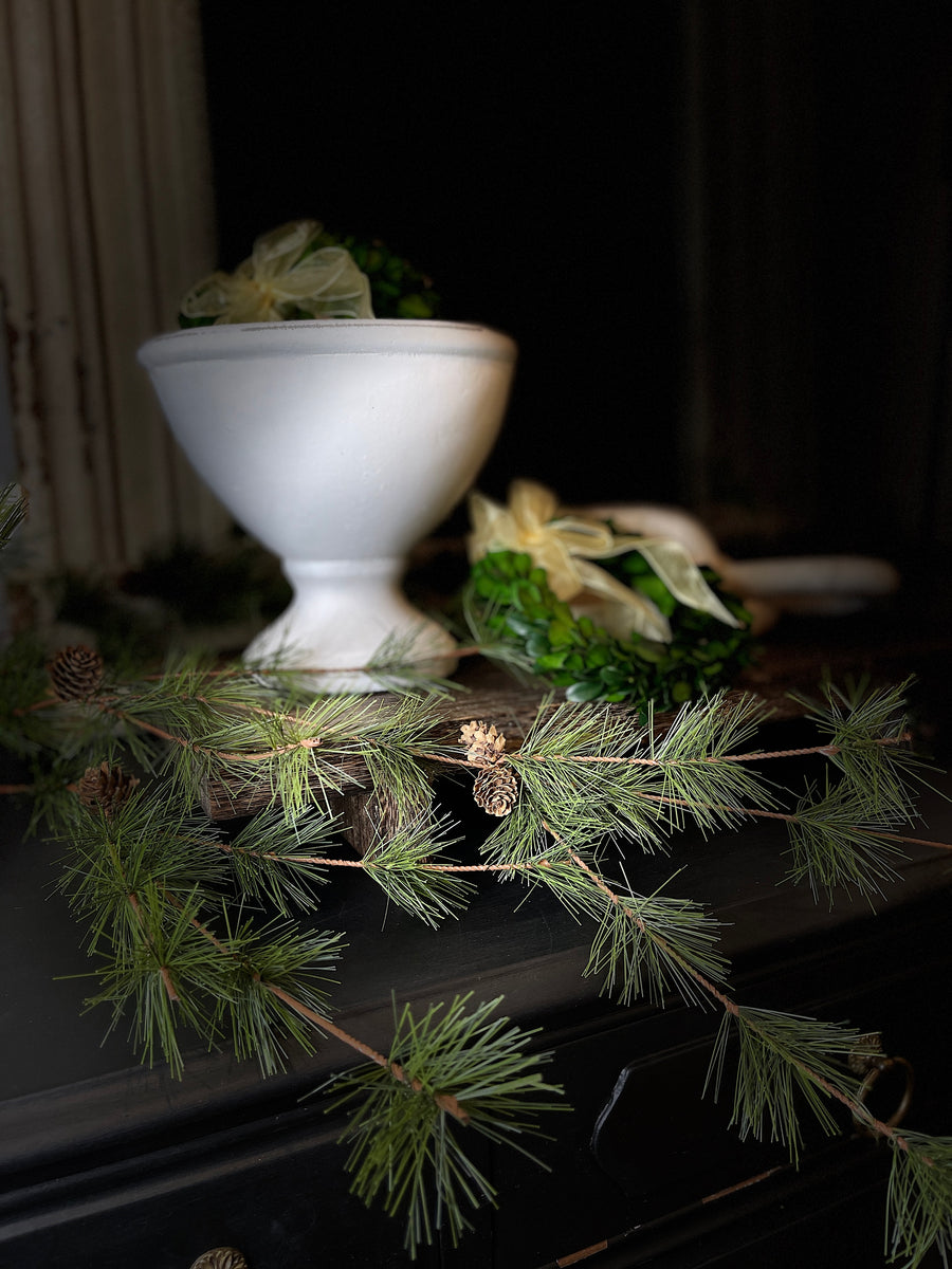MING PINE GARLAND W/ MULTI CONES – Willow & Lace Home